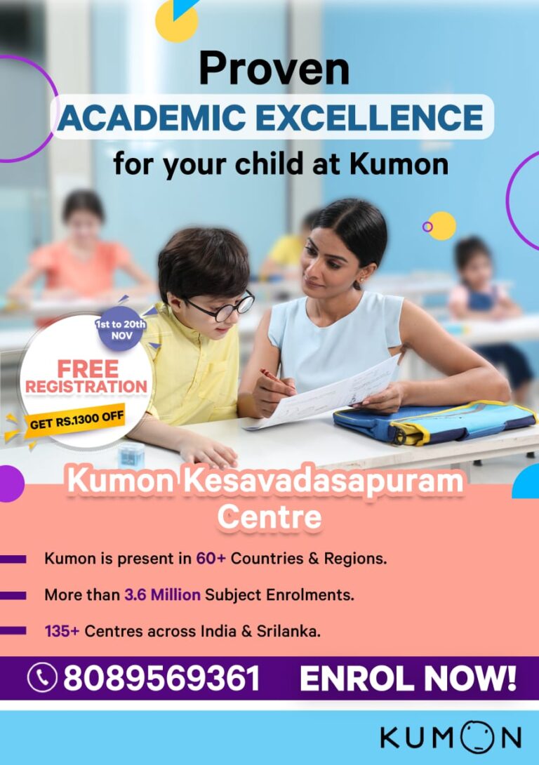 Kumon Kesavadasapuram Centre – schoolkutti.com